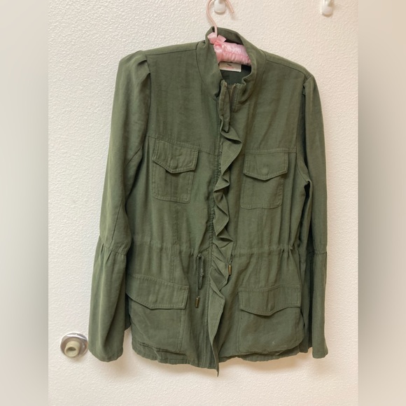 Hummingbird | Jackets & Coats | Hummingbird Army Green Cinched Jacket S ...